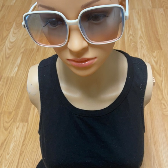 Accessories | New Cream Color Rims With Square Lenses Sun Shades That ...